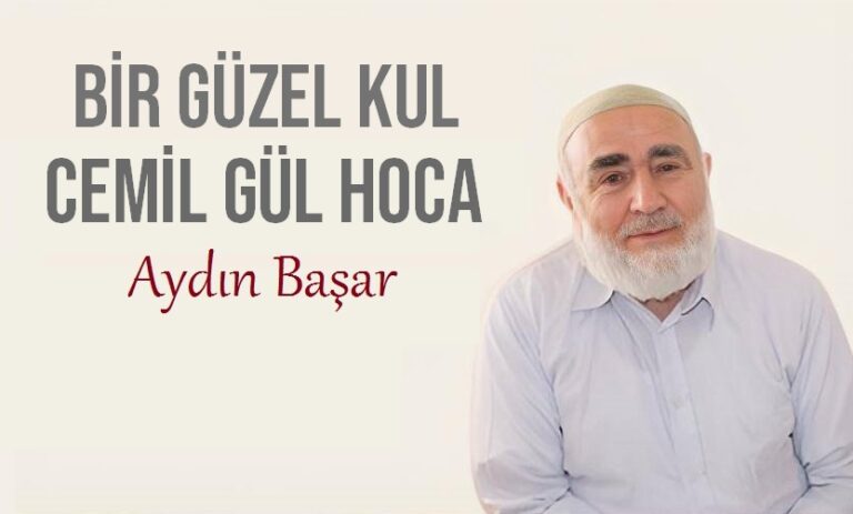 Bir güzel kul Cemil Gül hoca... - İrfan Dünyamız